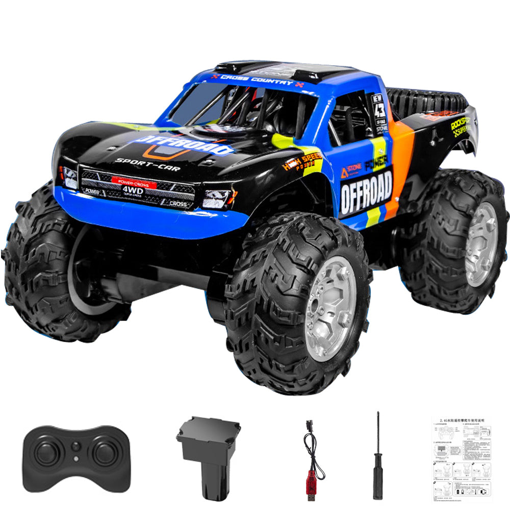 Amphibious Multi-Terrain RC Car,2.4G 4WD Off-Road Climbing Stunt Vehic ...