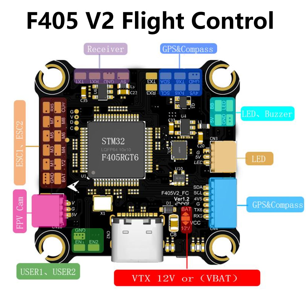 F405 F722 Flight Controller FC For RC FPV Racer Drone – SKYMONSTER-RC